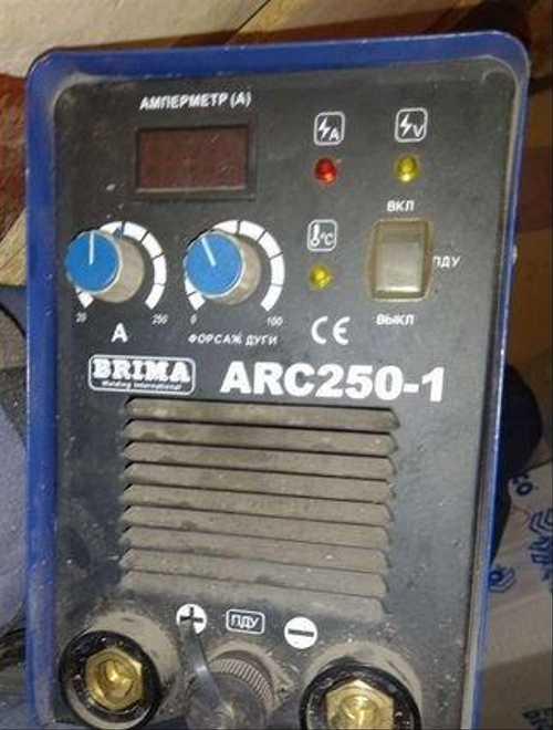 Сварочный аппарат инверторного типа brima ARC-250