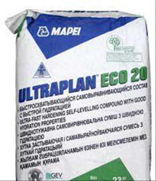 Mapei Ultraplan Eco 20 наливной пол (23кг)