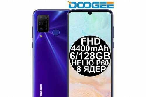 Новые Doogee N20 Pro Blue 6/128GB FHD Квадрокамера