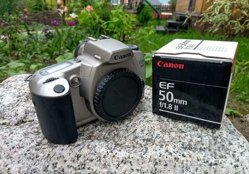 Canon EOS 3000N с объективом Canon EF 50 F/1.8 II