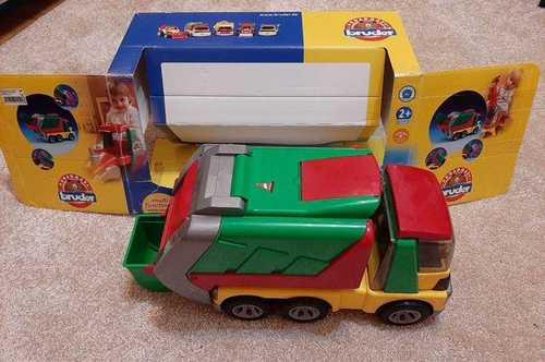 Bruder мусоровоз и разные Duplo