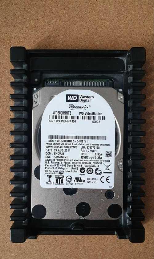 Western Digital WD VelociRaptor 500GB (WD5000hhtz)