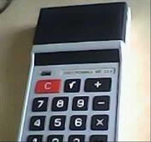 Советский калькулятор электроника мк23а