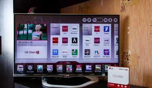 Телевизор LG 42LA667V, Smart Tv, Cinema 3D