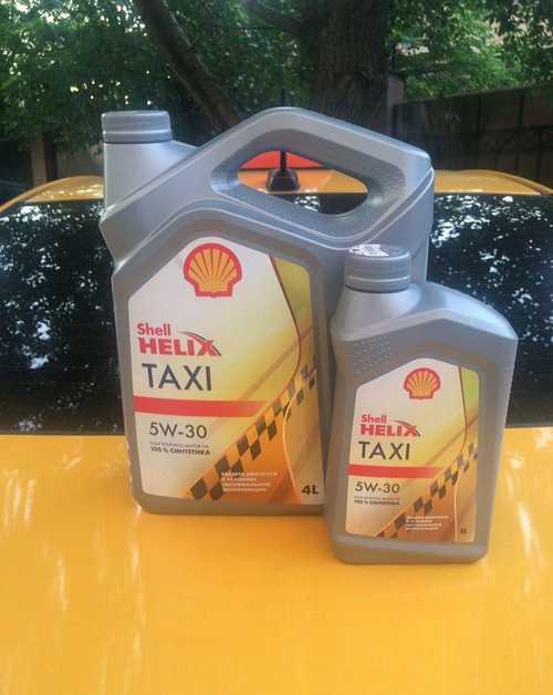 Масло Shell Helix taxi 5W-30 4+1 литра