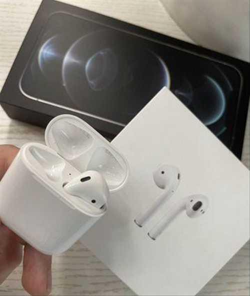 Airpods 2 наушник правый и кейс оригинал