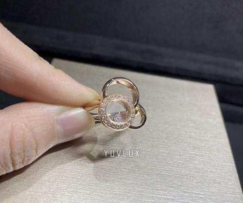 Chopard золотое кольцо с бриллиантами 0.3 ct