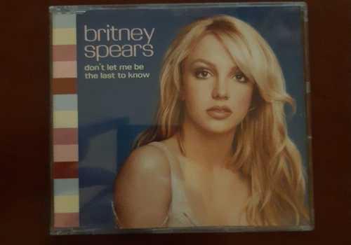 Britney Spears cd single dont let me the last to k