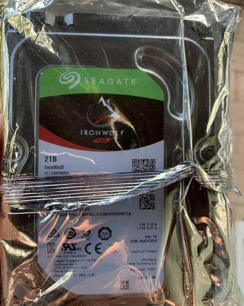 Жёсткий диск Seagate IronWolf 2Tb