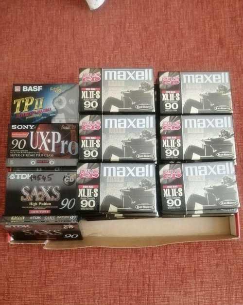 Аудио кассеты Аудиокассеты Maxell xlii-S 90, TDK
