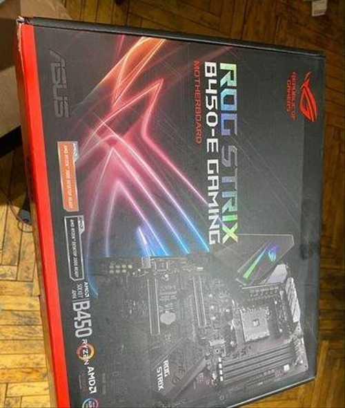 Материнская плата asus ROG strix B450-E gaming