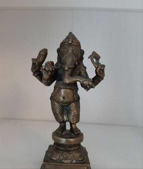 Винтажная статуэтка индийского бога Ганеши