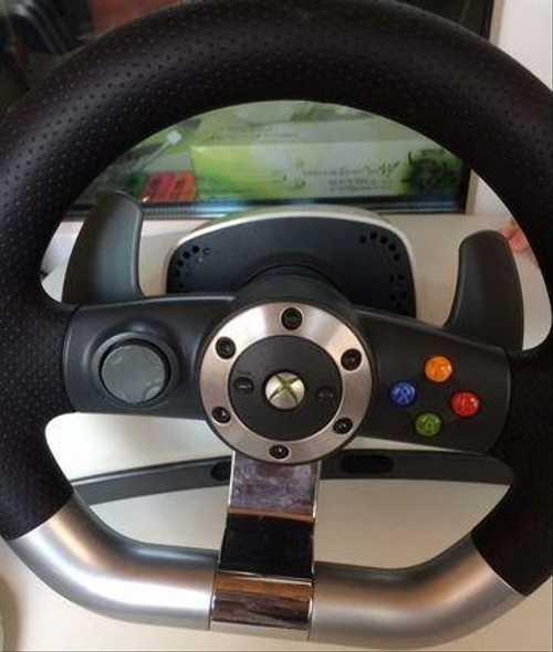 Руль Xbox 360 + педали