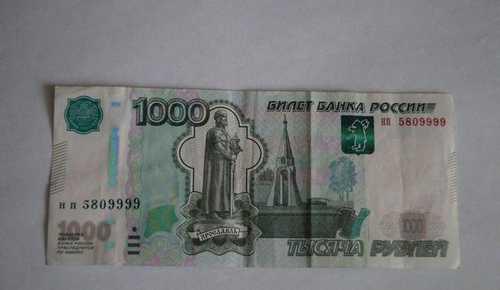 Купюра 1000 Банка России