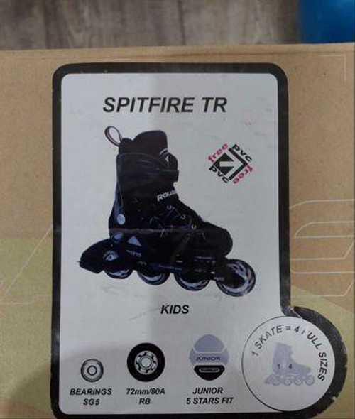 Детские ролики. Rollerblade spitfire tr