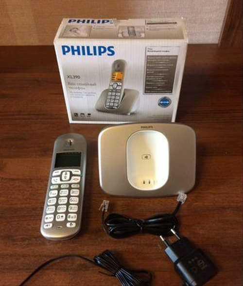 Телефон беспроводной (dect) Philips XL3901S