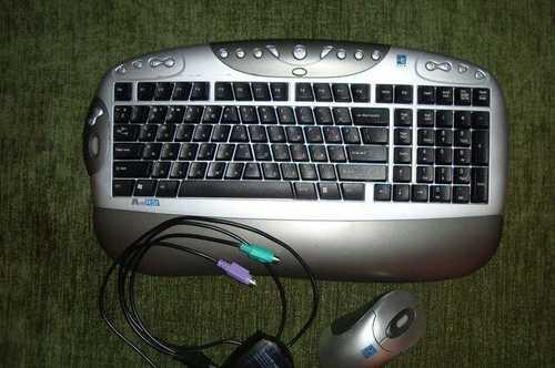 Клавиатура игровая беспроводная + мышь A4Tech