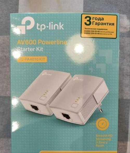 Адаптер tp-link AV600 Powerline