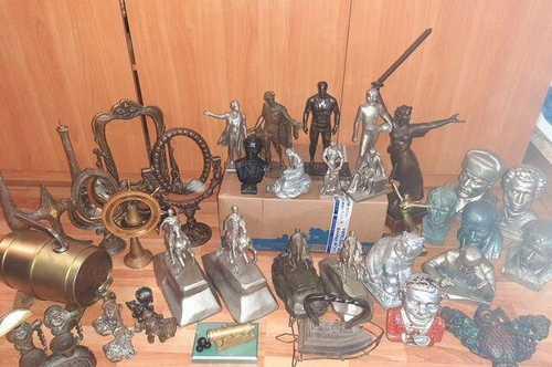 Коллекция кабинетных металл скульптур СССР