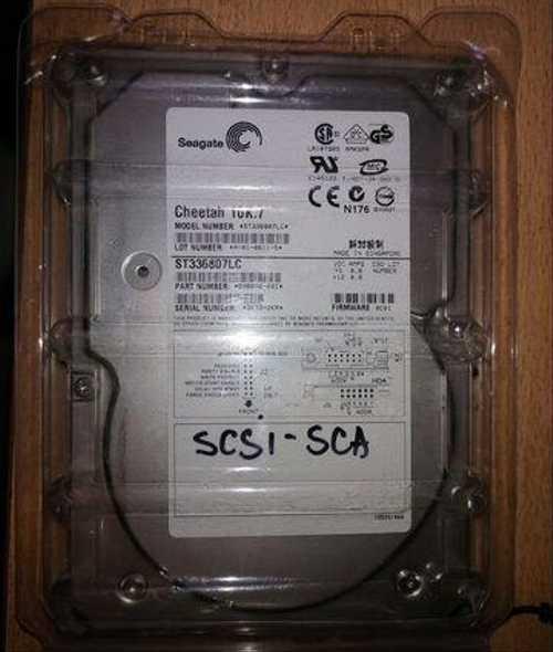 Серверный жёсткий диск scsi Seagate ST373207LW
