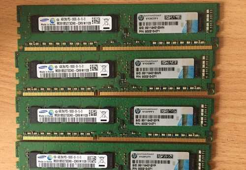 DDR3 udimm ECC комплект 16Gb (4Gbx4)