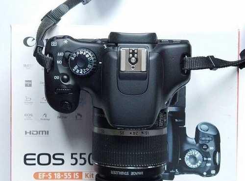 Canon 550d kit 18-55mm + Сумка Kata DC-435