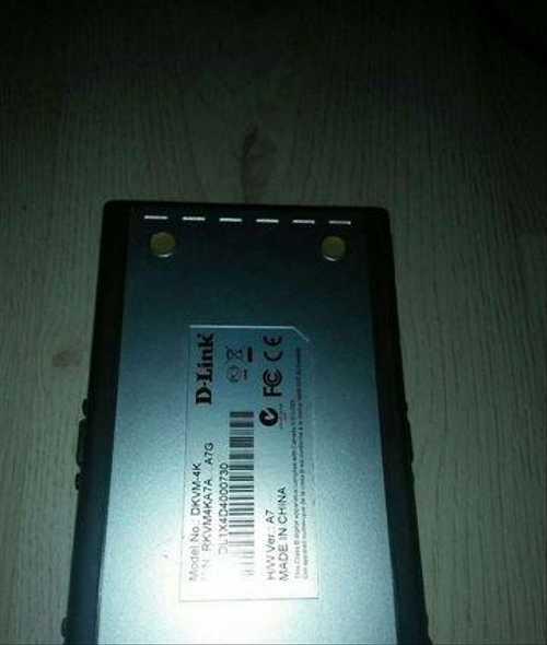 Коммутатор D-Link dkvm-4K, 4-port KVM switch, PS/2