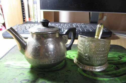Чайник подстаканник, баночки, емкость из СССР