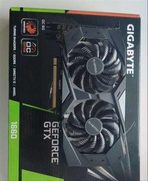 Видеокарта gtx 1660 6gb Gigabite OC