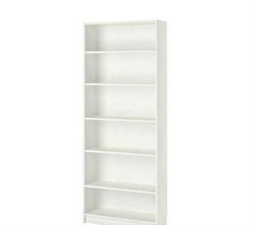 Современный белый книжный шкаф