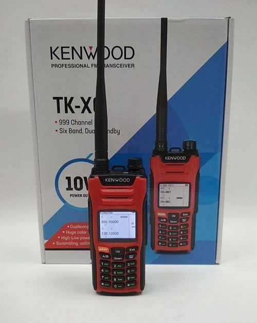 Рация Kenwood TK-X6 цвет красный