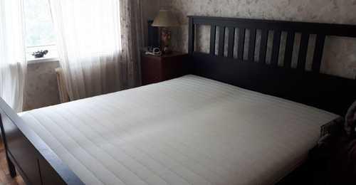 Кровать IKEA хемнэс с матрасом