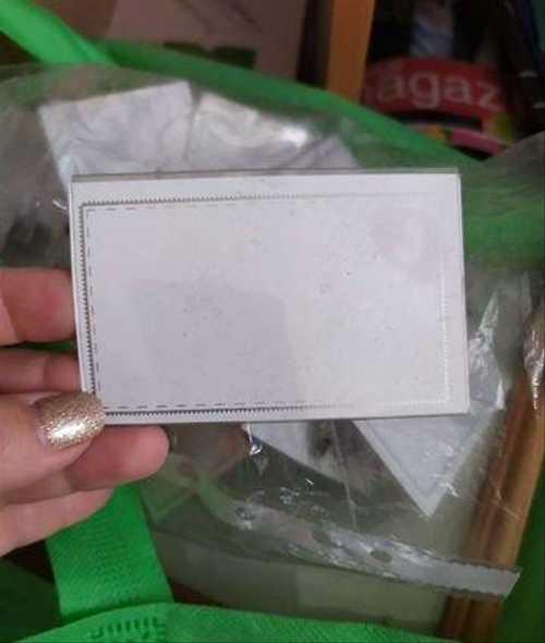 Бейджик пластиковый