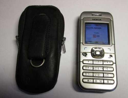 Nokia 6030 в кожаном чехле