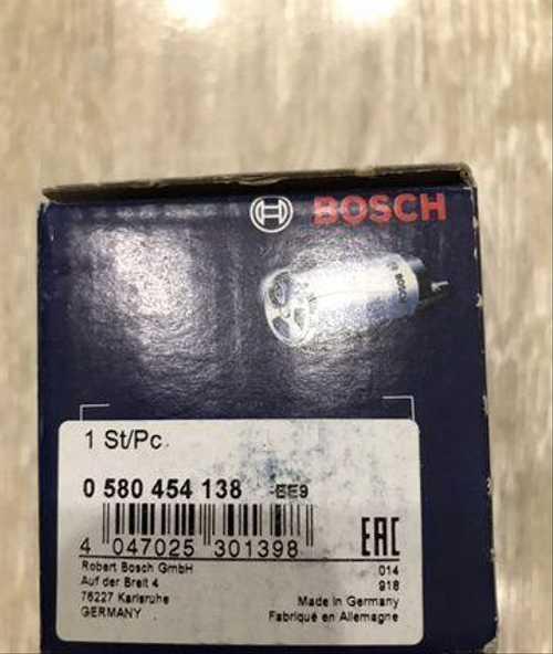 Бензонасос bosch 0580454145