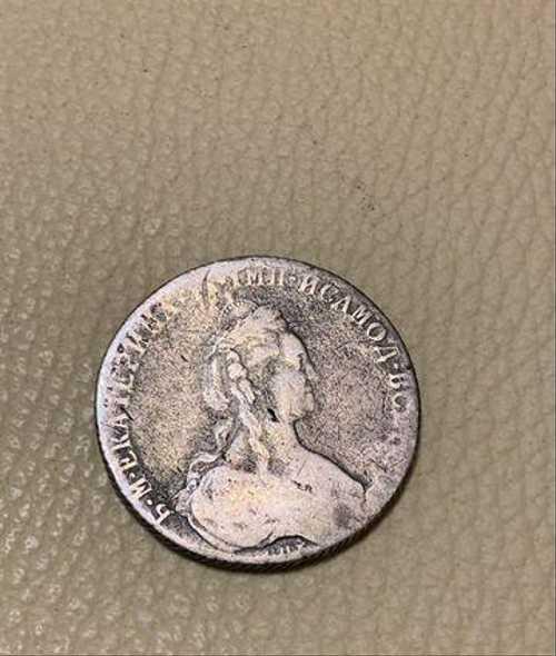 1 серебряный рубль 1786 год