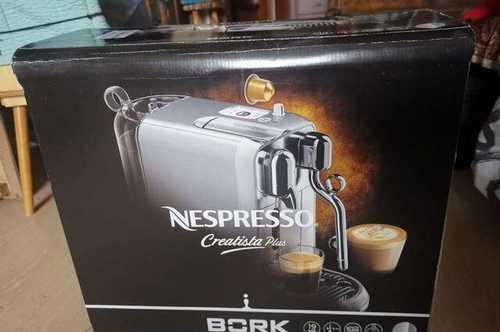 Новая кофемашина Bork Nespresso Crealista Plus