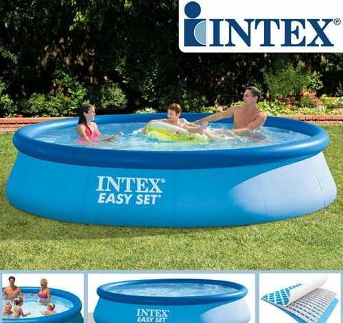 28110 Надувной бассейн intex easy SET