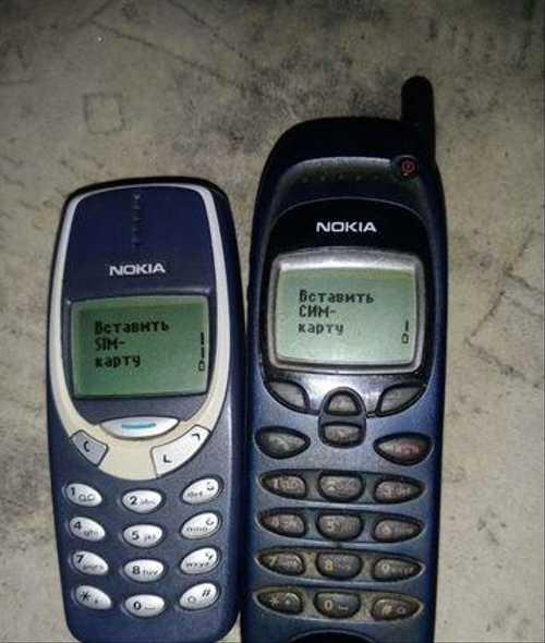 Телефон Nokia 3310 и Nokia 6510