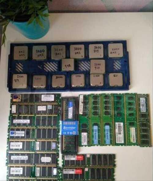 Процессоры,Оперативная память,HDD