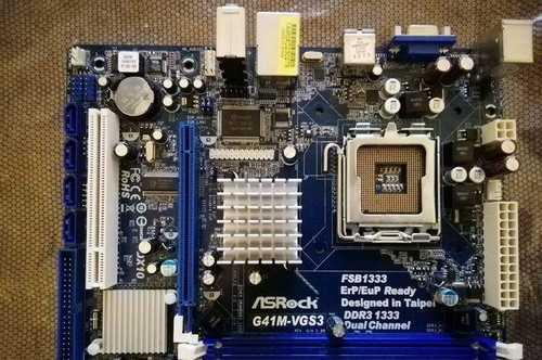 ASRock G41M-VGS3 Rev G/A 2.00 LGA 775, DDR 3 1333