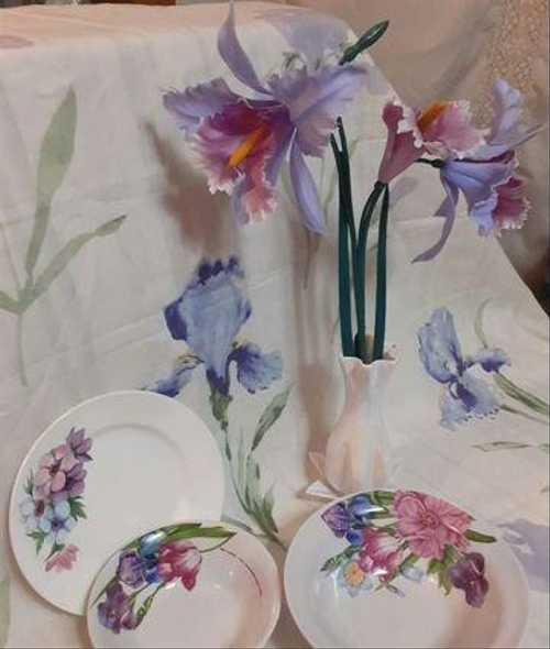 Набор столовой посуды " Весенние цветы "