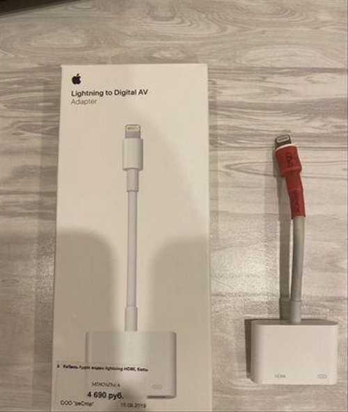 Адаптер apple hdmi