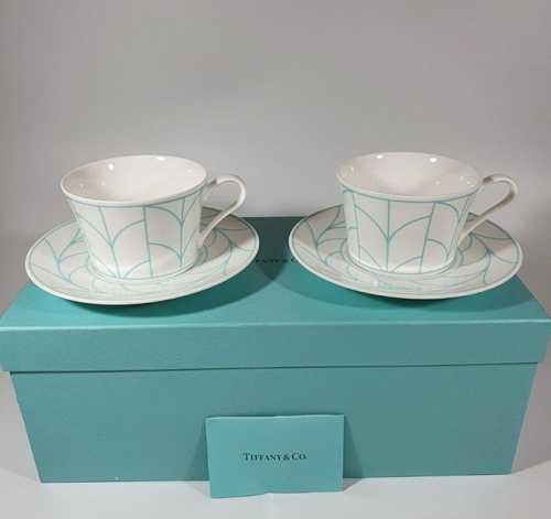 Чашки с блюдцами Tiffany & Co