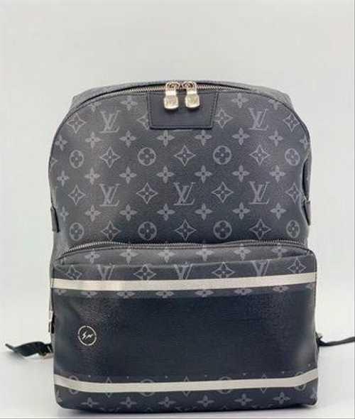 Новый мужской рюкзак Louis Vuitton кожа Monogram