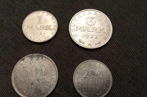 Набор монет Германия 1921-1934, Цена за комплект