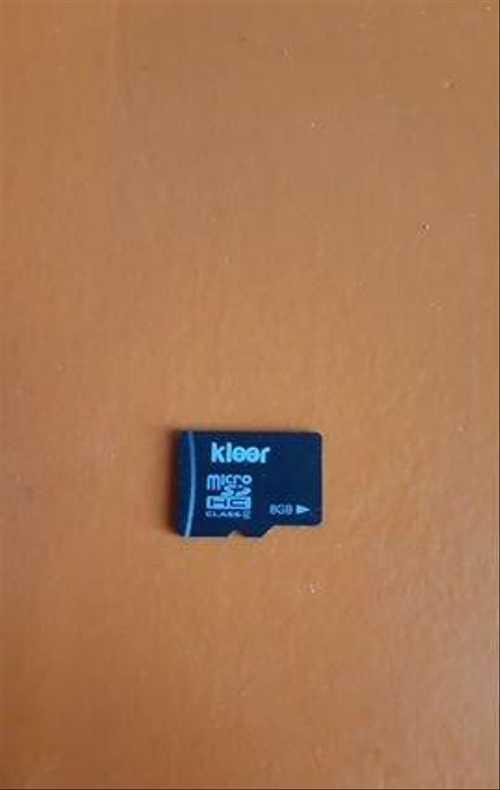 Карта памяти microsd 8gb