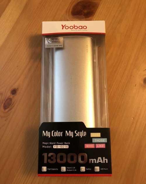 Внешний аккумулятор Yoobao 13000 mAh