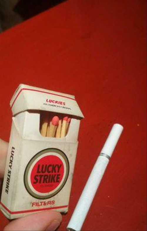 Спички lucky strike ретро