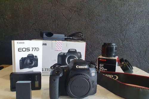 Зеркальный фотоаппарат Canon EOS77D